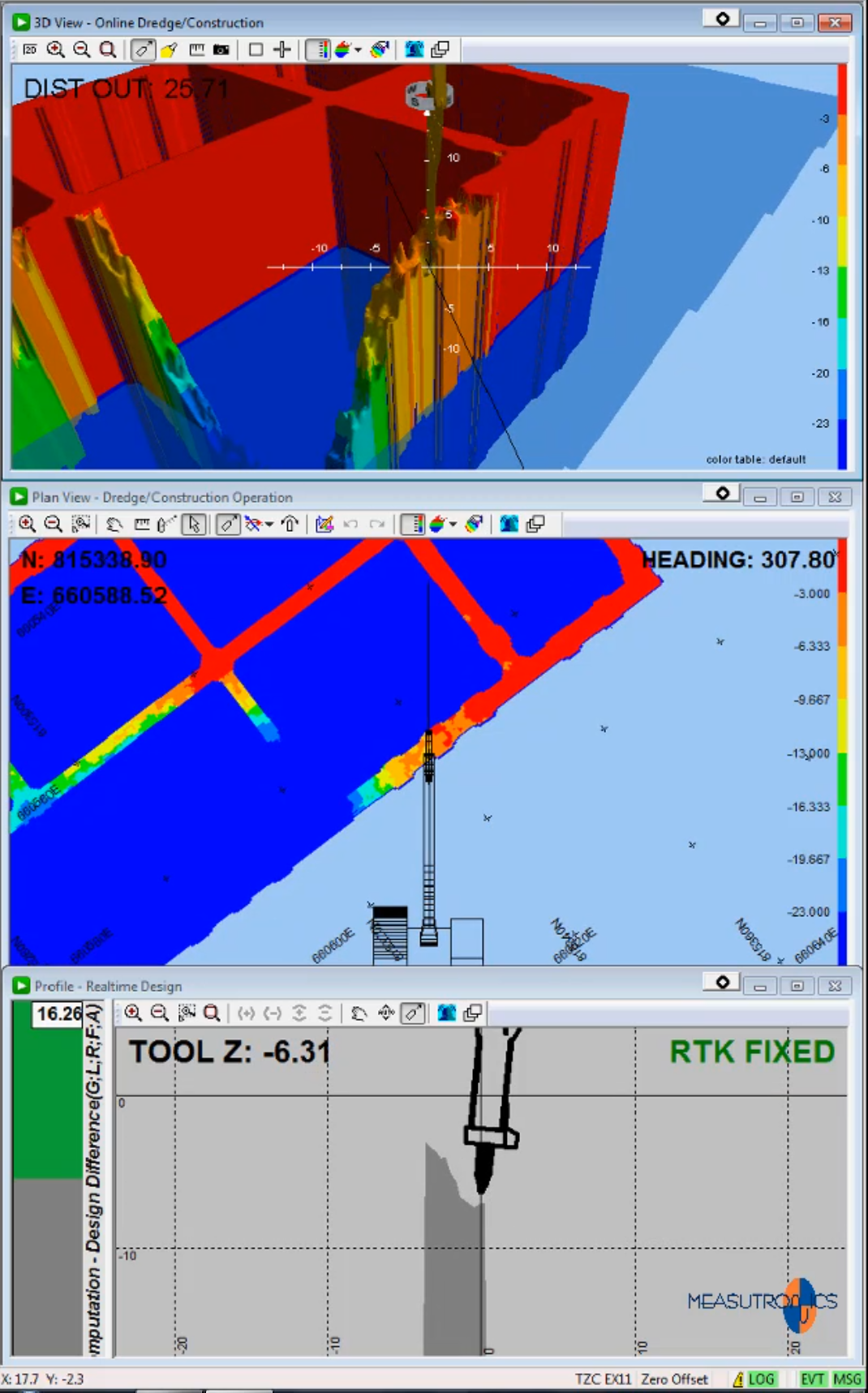 Trimble Marine Construction (TMC) Software - Measutronics